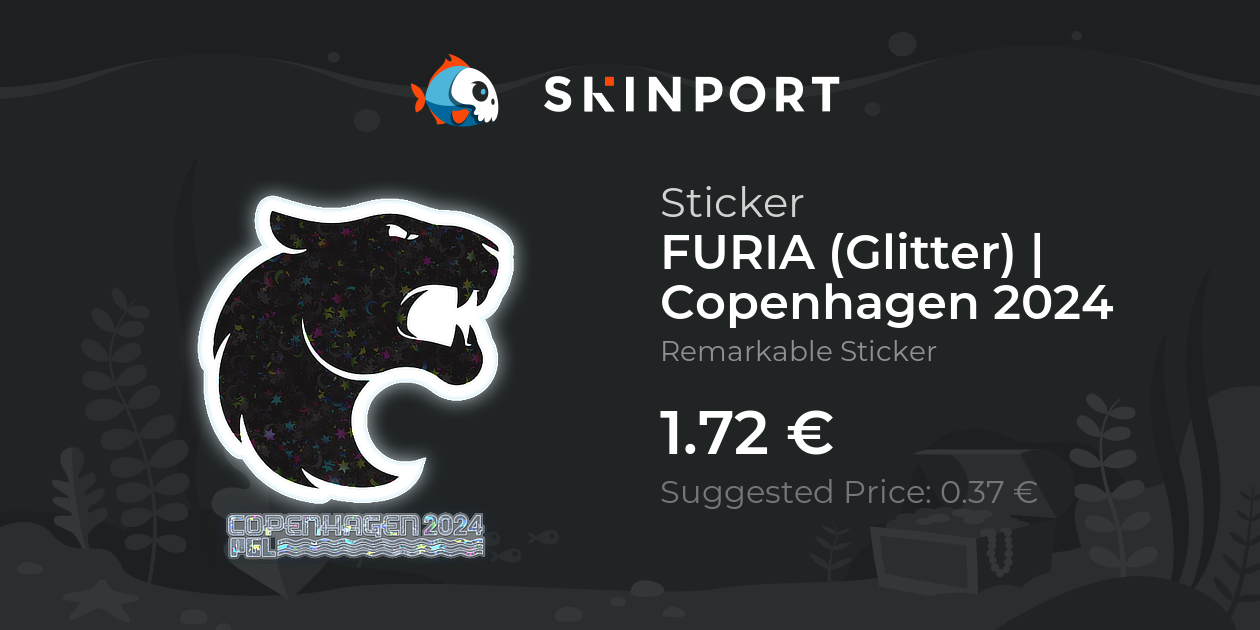 Sticker | FURIA (Glitter) | Copenhagen 2024 - Counter-Strike 2 - Skinport