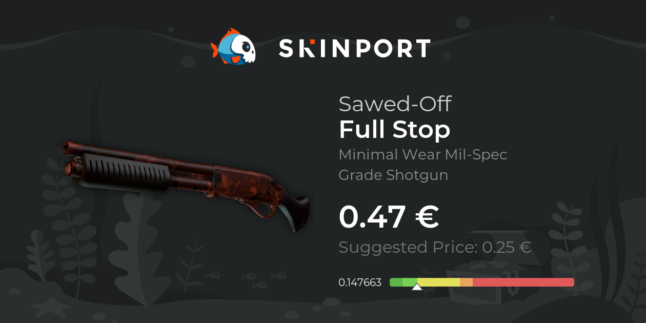 Sawed-Off | Full Stop (Minimal Wear) - CS2 - Skinport