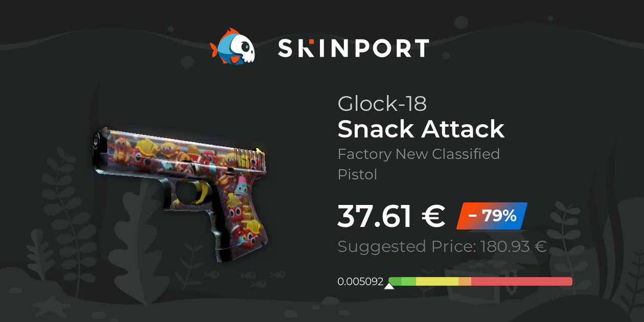 Glock-18 | Snack Attack (Factory New) - CS2 - Skinport
