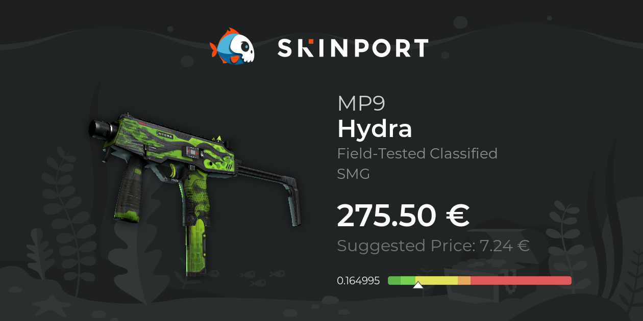 MP9 | Hydra (Field-Tested) - Counter-Strike 2 - Skinport