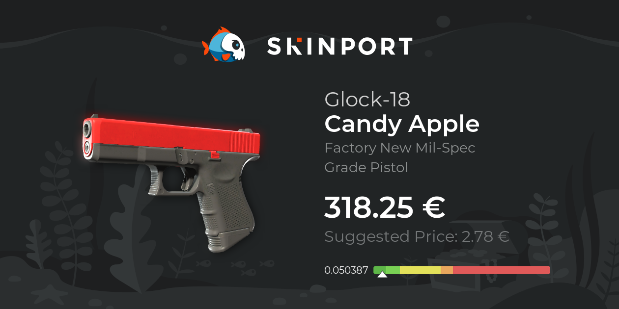 Glock-18 | Candy Apple (Factory New) - Counter-Strike 2 - Skinport