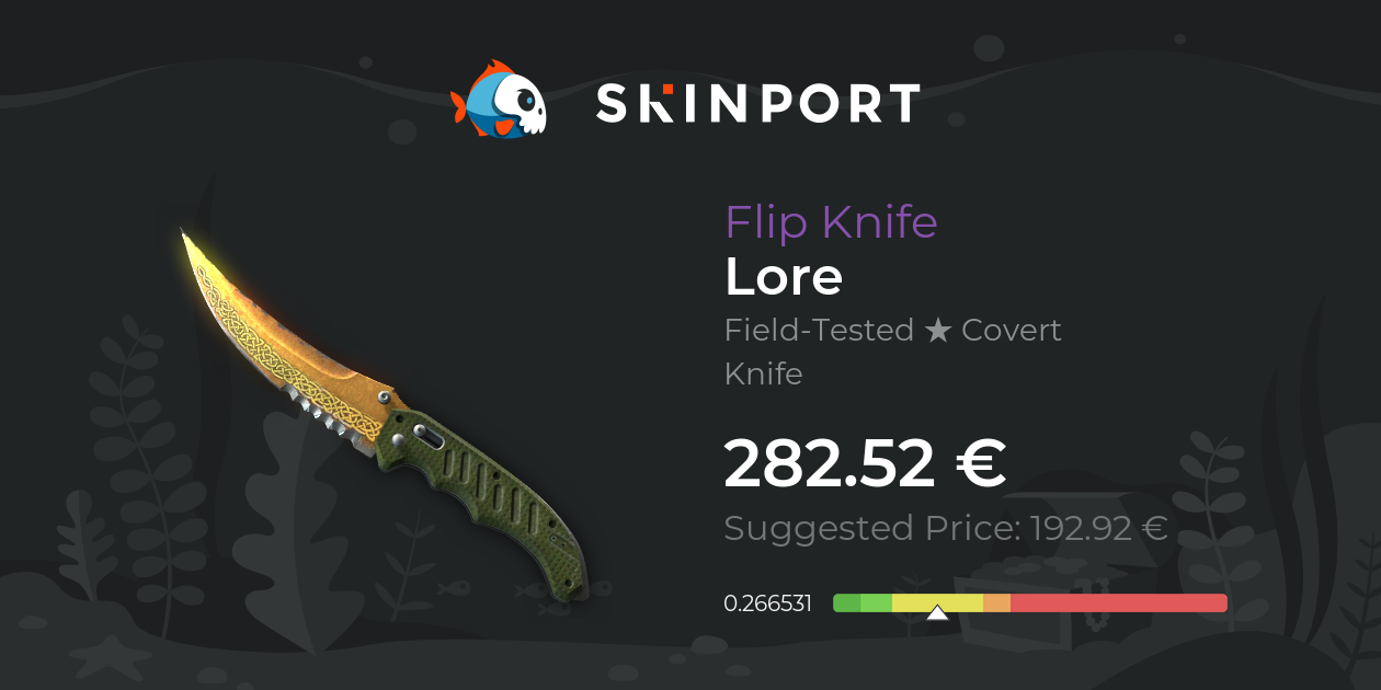 Flip Knife | Lore (Field-Tested) - Counter-Strike 2 - Skinport