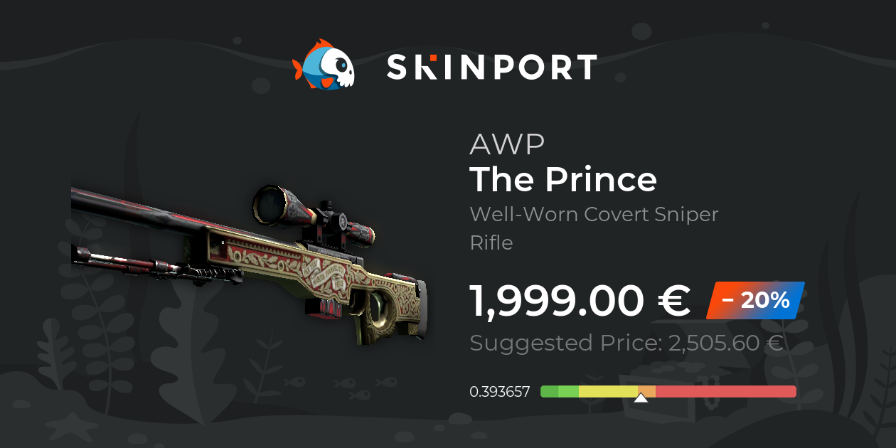 AWP | The Prince (Well-Worn) - Counter-Strike 2 - Skinport