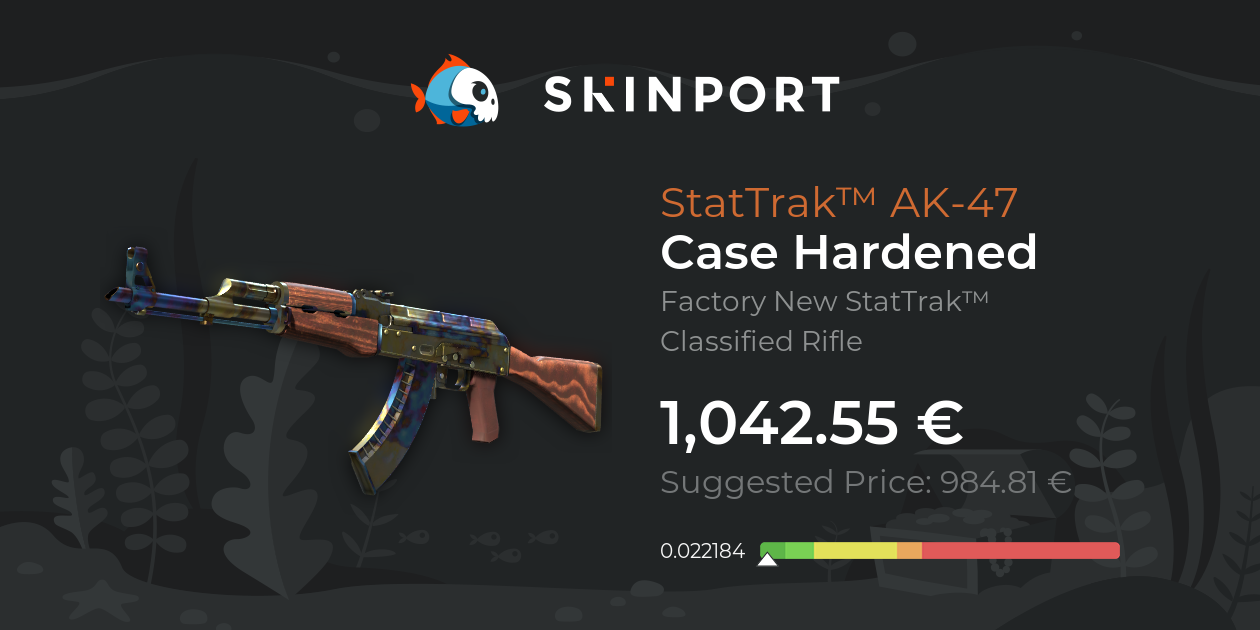 StatTrak™ AK-47 | Case Hardened (Factory New) - Counter-Strike 2 - Skinport