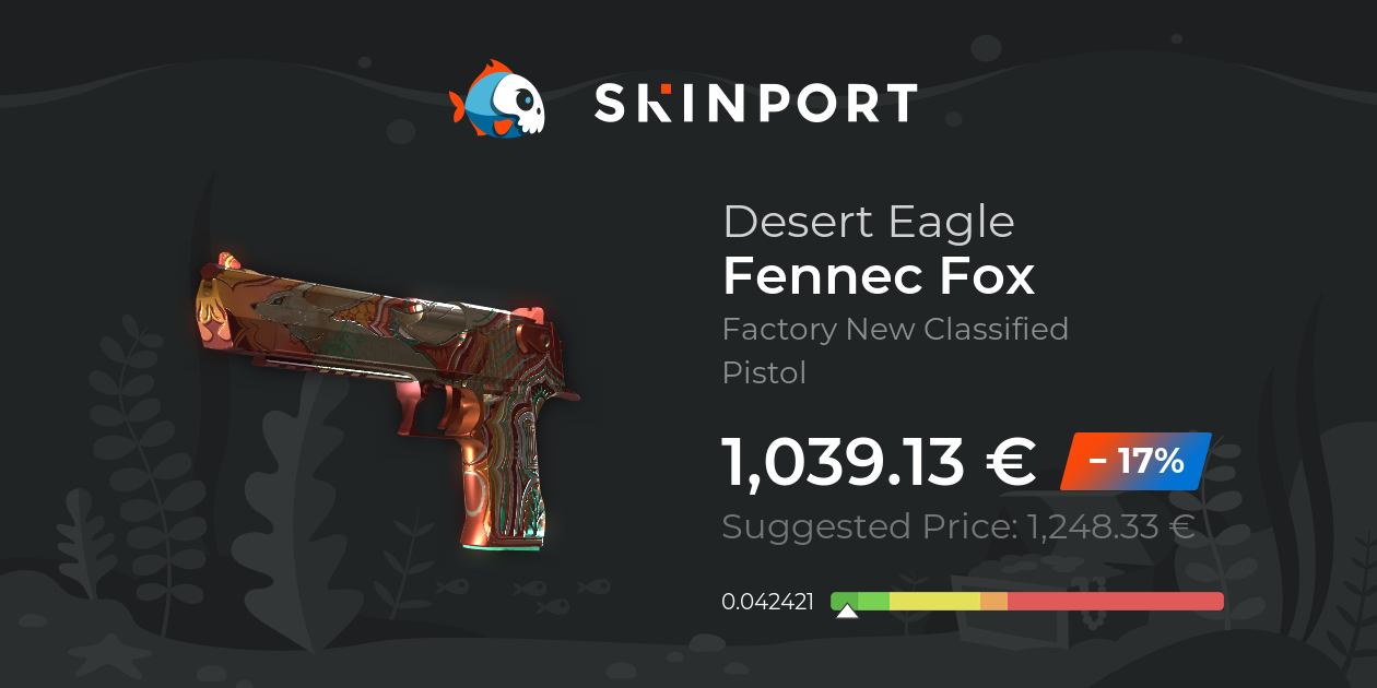 Desert Eagle | Fennec Fox (Factory New) - Counter-Strike 2 - Skinport