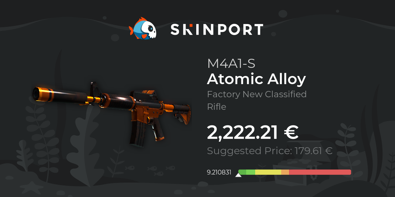 M4A1-S | Atomic Alloy (Factory New) - CS:GO - Skinport