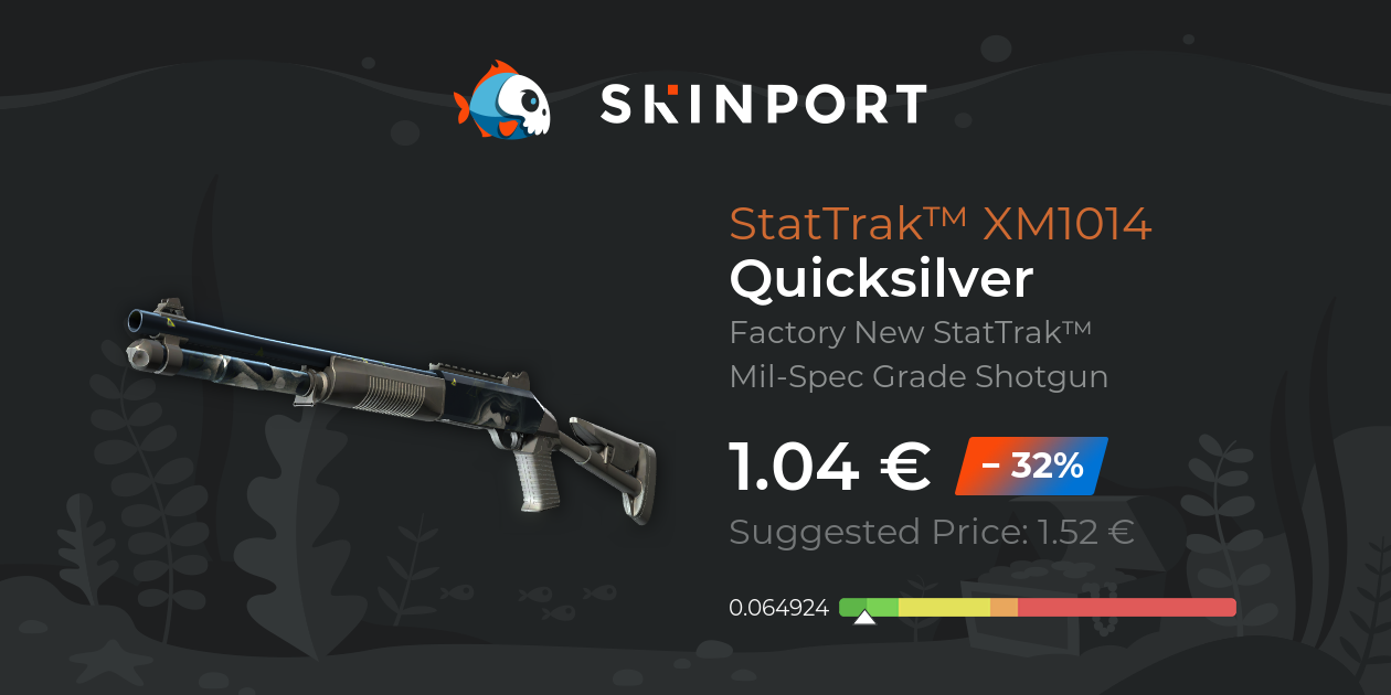 StatTrak™ XM1014 | Quicksilver (Factory New) - Counter-Strike 2 - Skinport