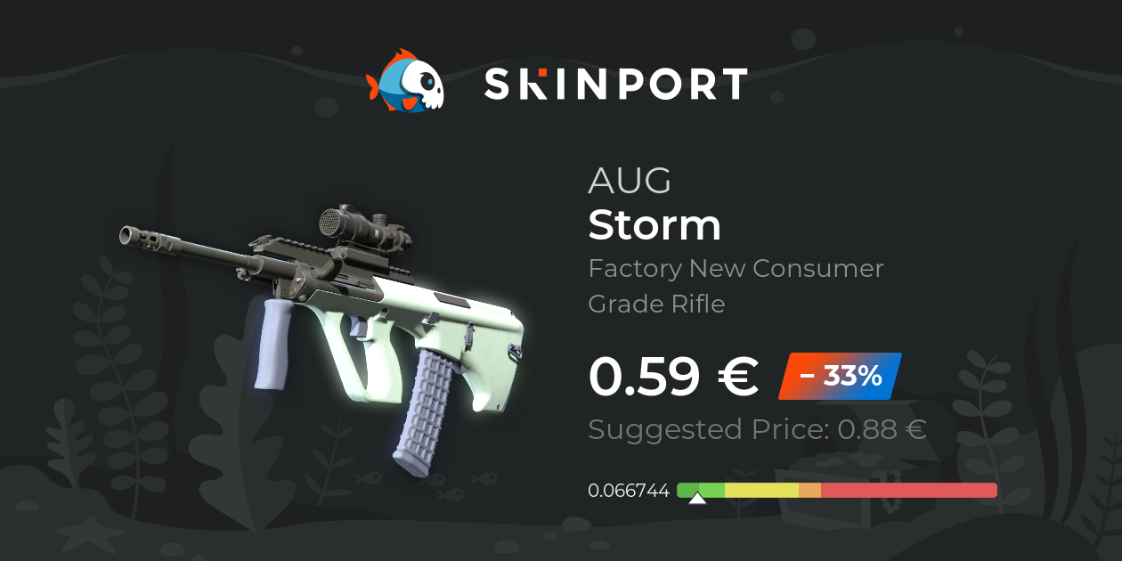 AUG | Burza (prosto z fabryki) - Counter-Strike 2 - Skinport