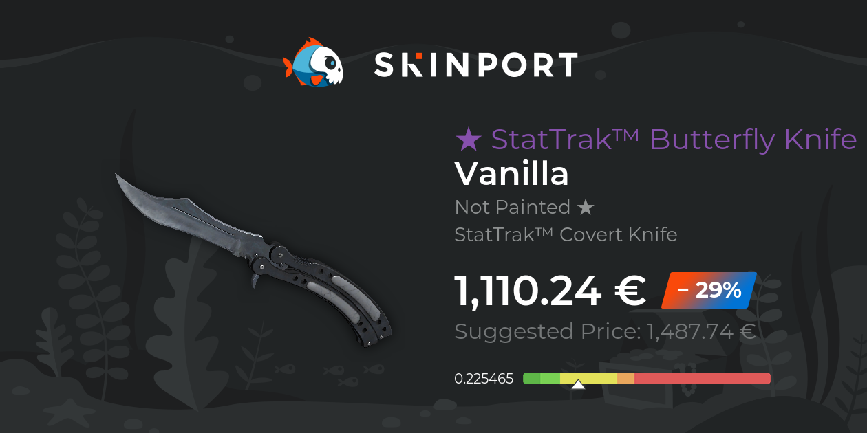 StatTrak™ Butterfly Knife - CS2 - Skinport