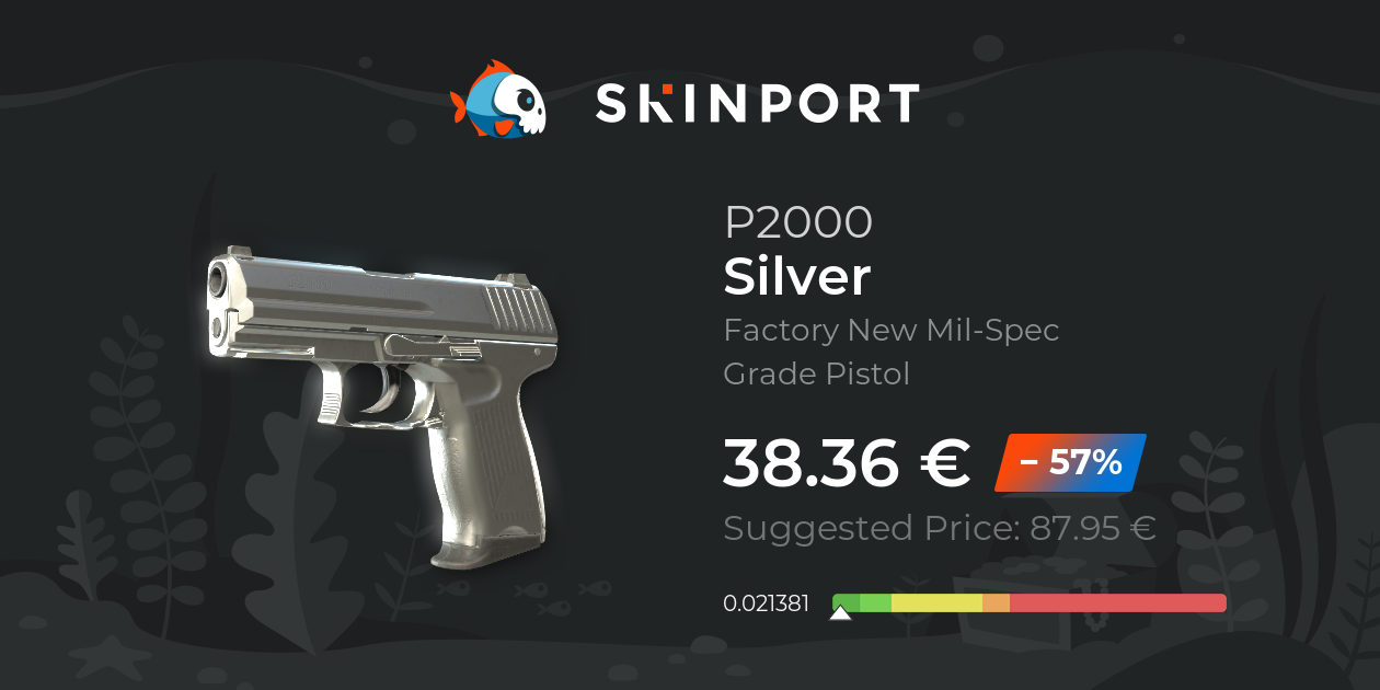 P2000 | Silver (Factory New) - Counter-Strike 2 - Skinport