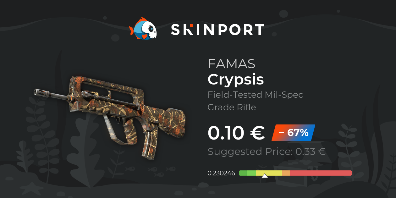 FAMAS | Crypsis (Field-Tested) - Counter-Strike 2 - Skinport