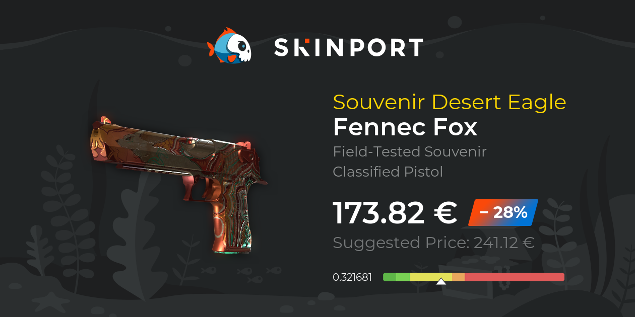 Souvenir Desert Eagle | Fennec Fox (Field-Tested) - Counter-Strike 2 ...