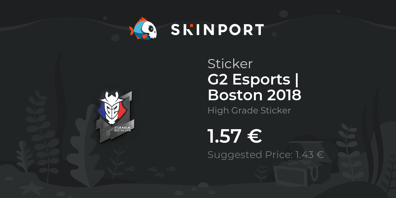 Sticker | G2 Esports | Boston 2018 - Counter-Strike 2 - Skinport