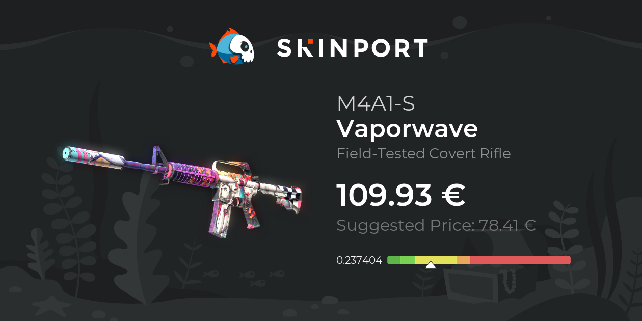 M4A1-S | Vaporwave (Field-Tested) - Counter-Strike 2 - Skinport