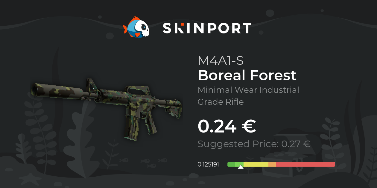 M4A1-S | Boreal Forest (Minimal Wear) - CS2 - Skinport