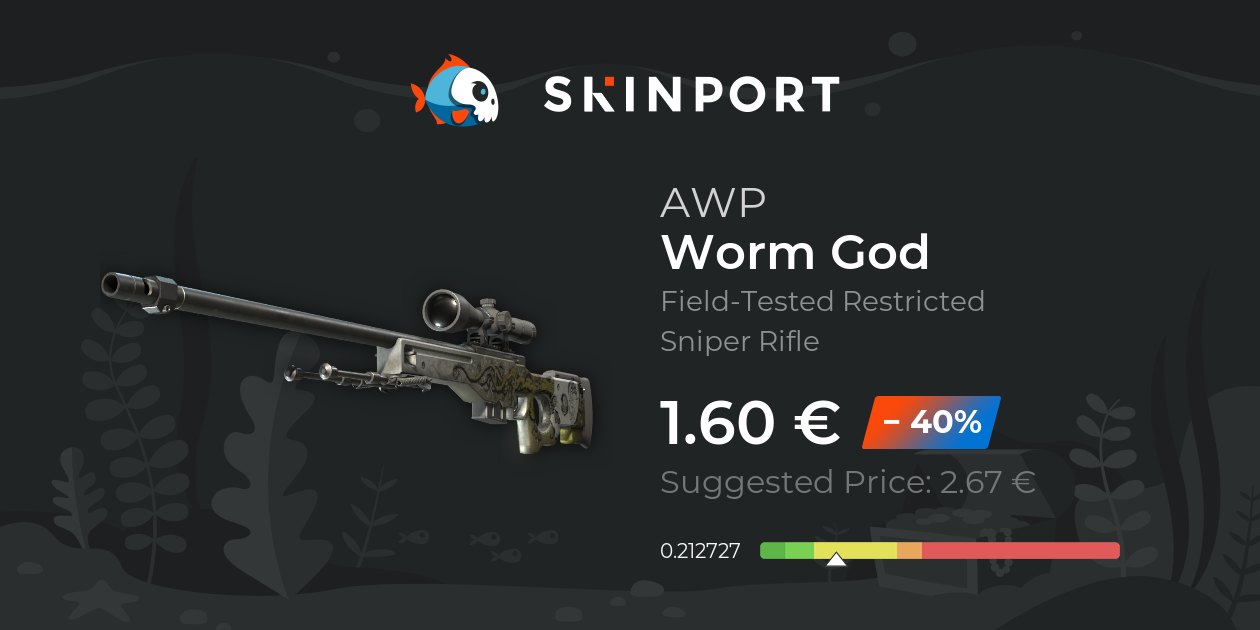AWP | Worm God (Field-Tested) - Counter-Strike 2 - Skinport
