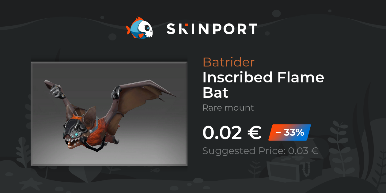 Inscribed Flame Bat - Dota 2 - Skinport