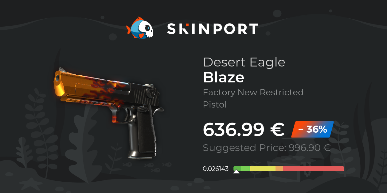 Desert Eagle | Blaze (Factory New) - Counter-Strike 2 - Skinport