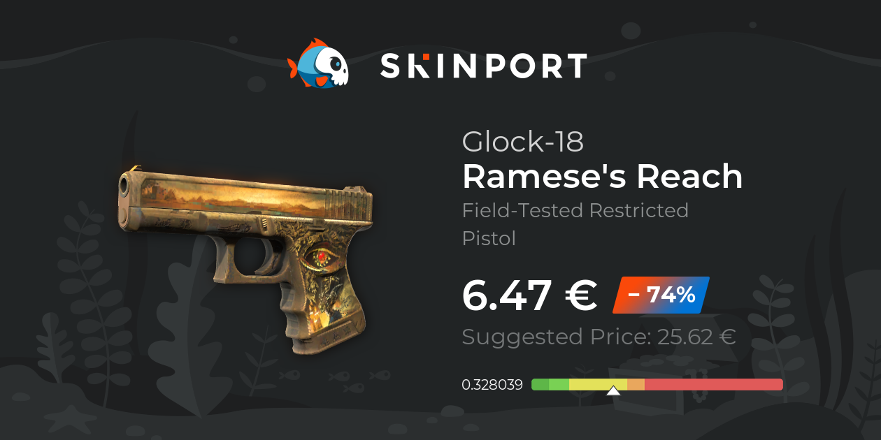 Glock-18 | Ramese's Reach (Field-Tested) - Counter-Strike 2 - Skinport