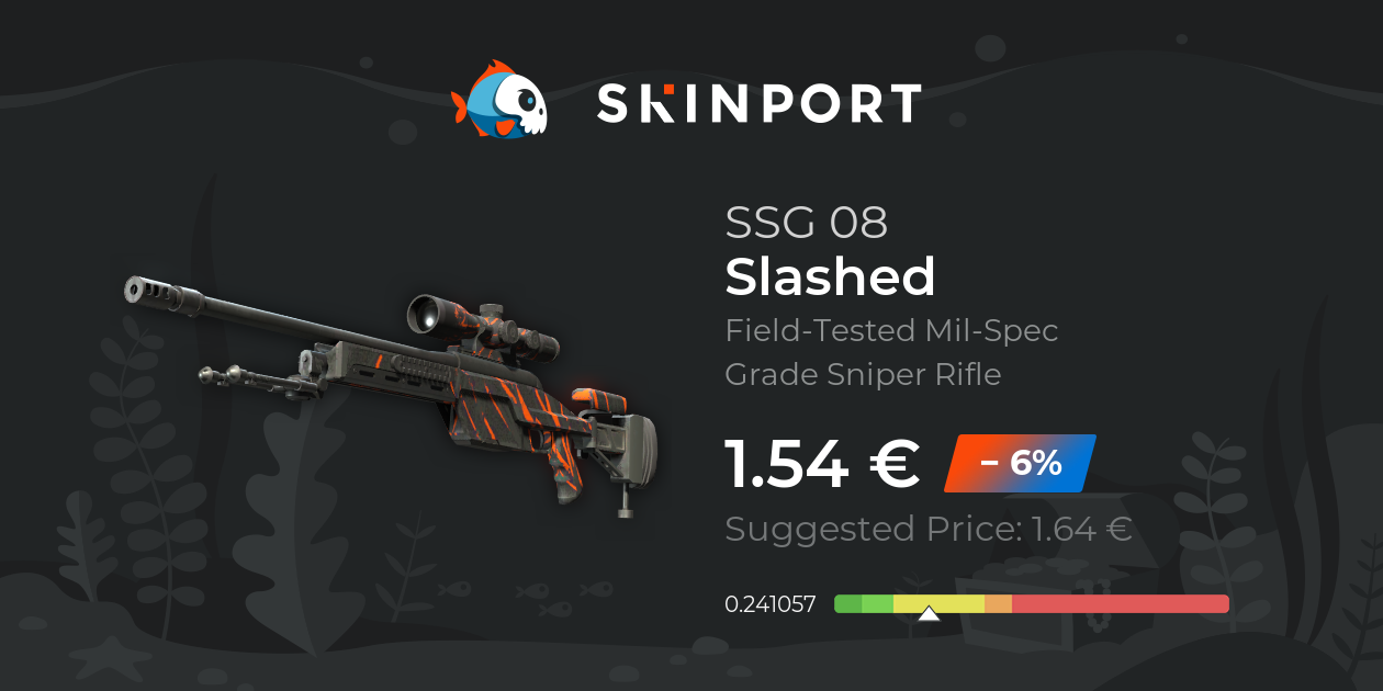 SSG 08 | Slashed (Field-Tested) - Counter-Strike 2 - Skinport