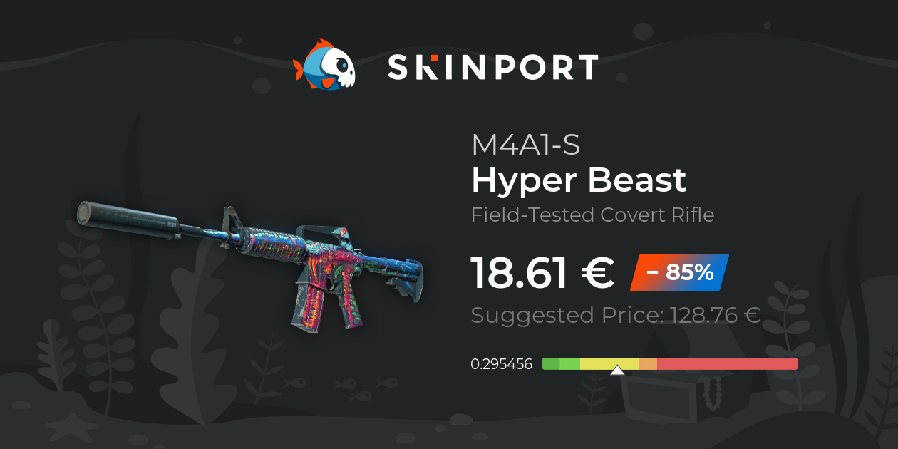 M4A1-S | Hyper Beast (Field-Tested) - Counter-Strike 2 - Skinport
