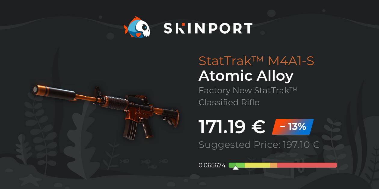 StatTrak™ M4A1-S | Atomic Alloy (Factory New) - Counter-Strike 2 - Skinport