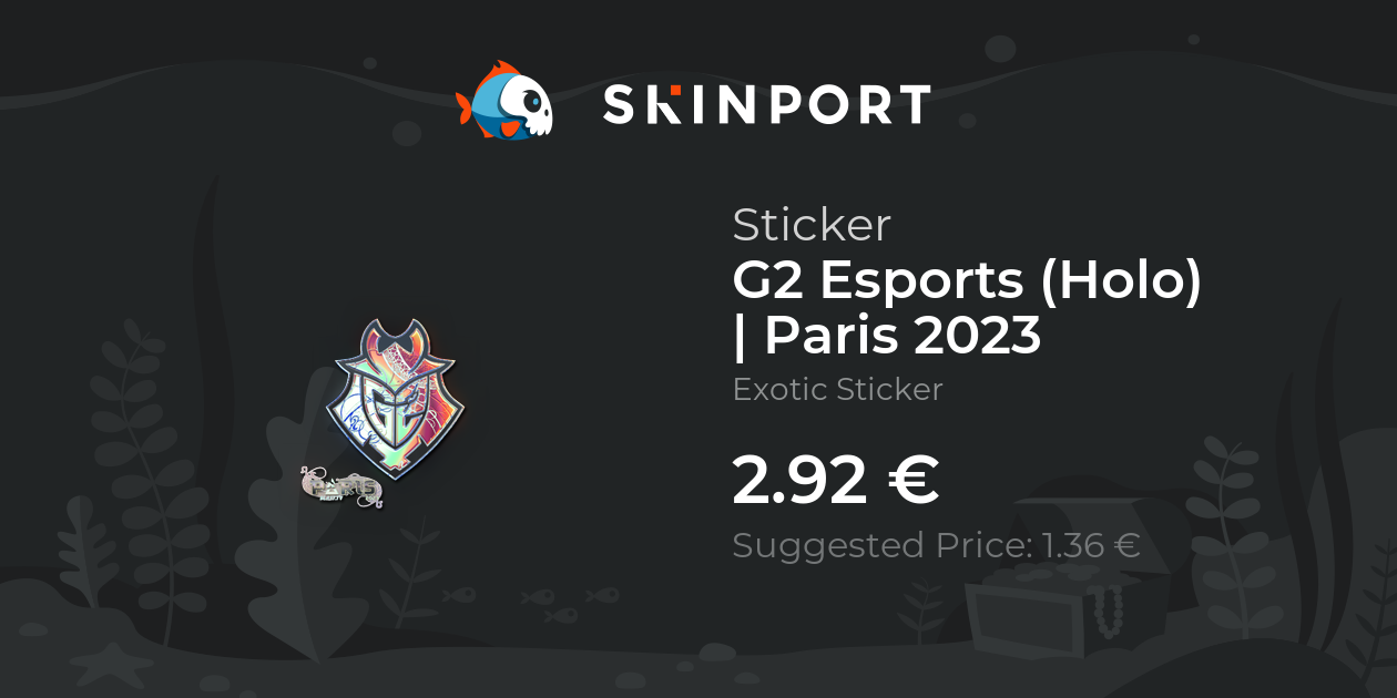 Sticker | G2 Esports (Holo) | Paris 2023 - Counter-Strike 2 - Skinport