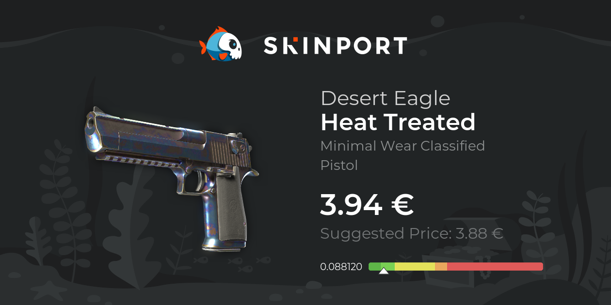 Desert Eagle | Heat Treated (Minimal Wear) - Counter-Strike 2 - Skinport