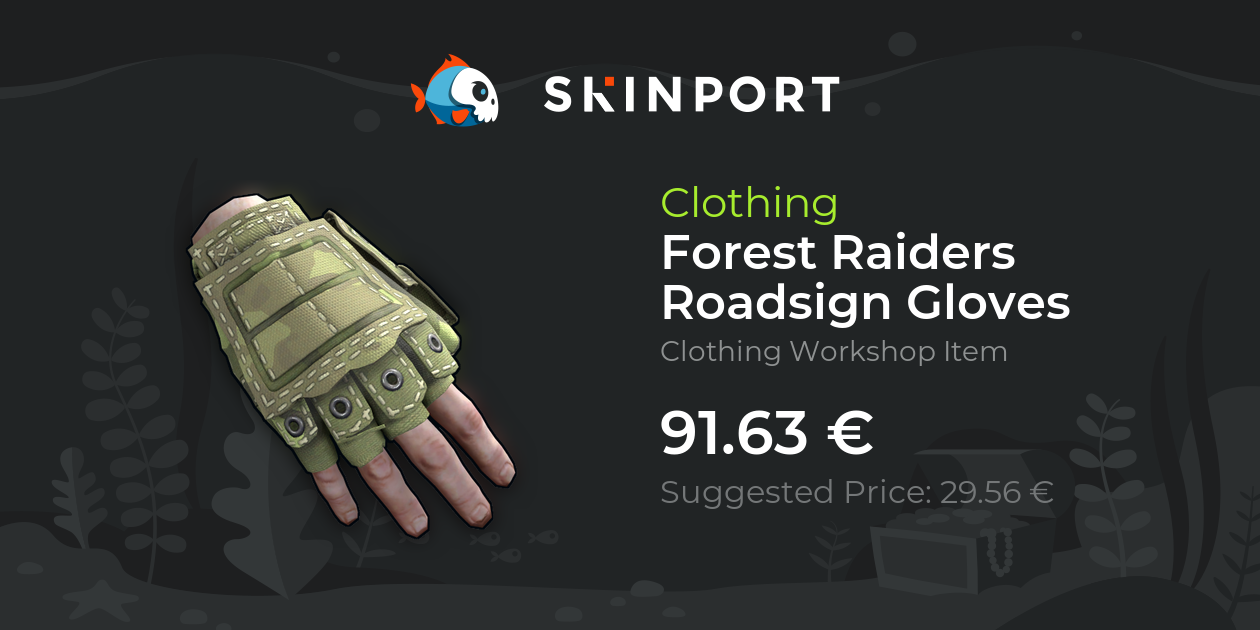 Forest Raiders Roadsign Gloves - Rust - Skinport