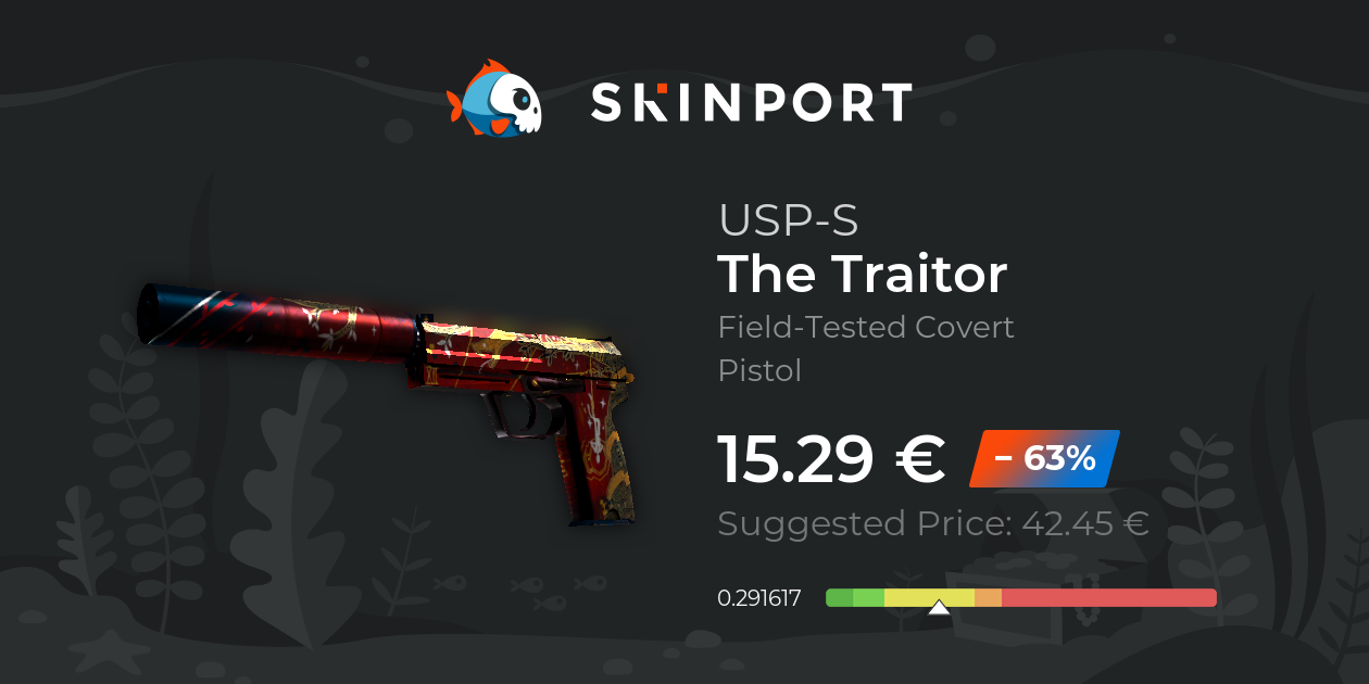 USP-S | The Traitor (Field-Tested) - Counter-Strike 2 - Skinport