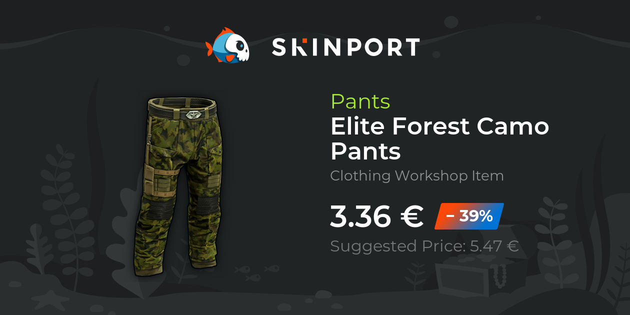 Elite Forest Camo Pants - Rust - Skinport