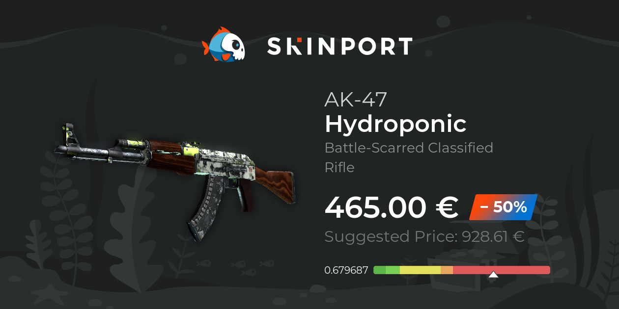 AK-47 | Hydroponika (po ciężkich walkach) - Counter-Strike 2 - Skinport