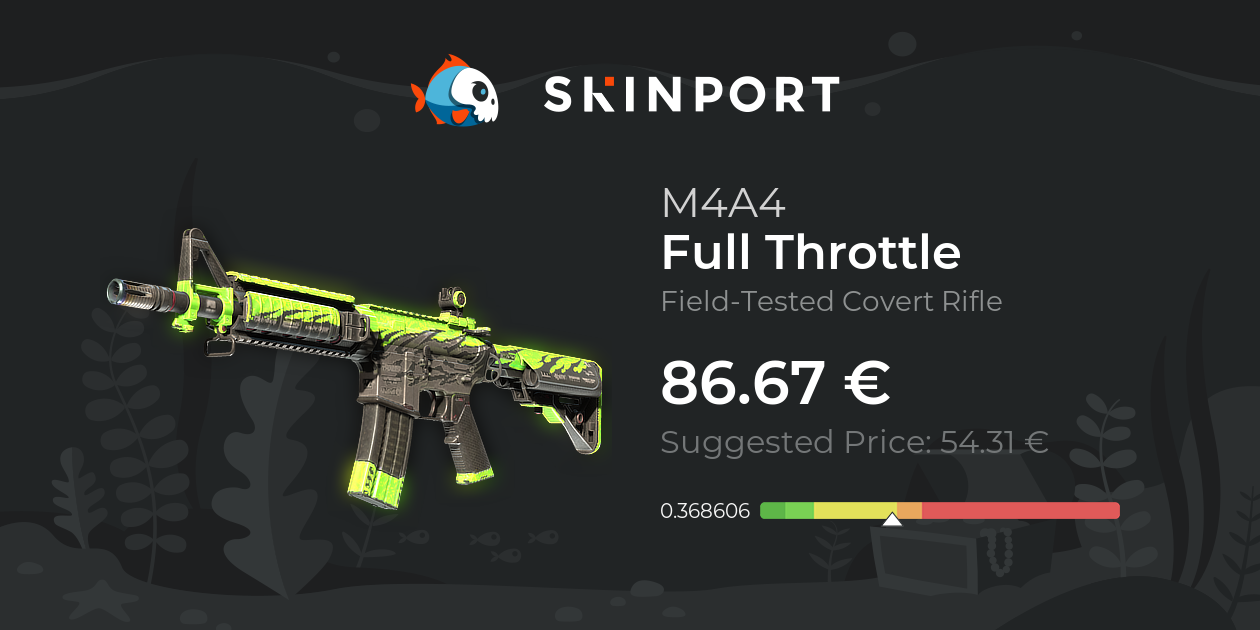 M4A4 | Full Throttle (Field-Tested) - Counter-Strike 2 - Skinport