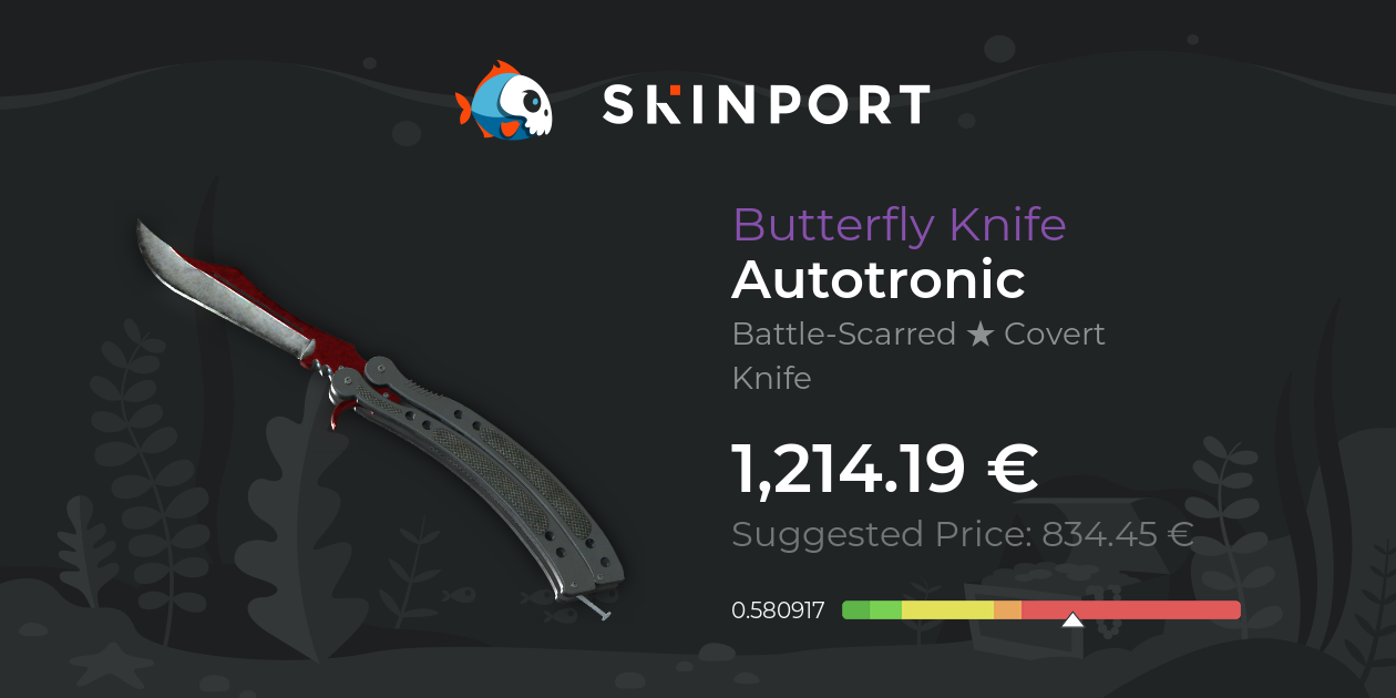 Butterfly Knife | Autotronic (Battle-Scarred) - Counter-Strike 2 - Skinport