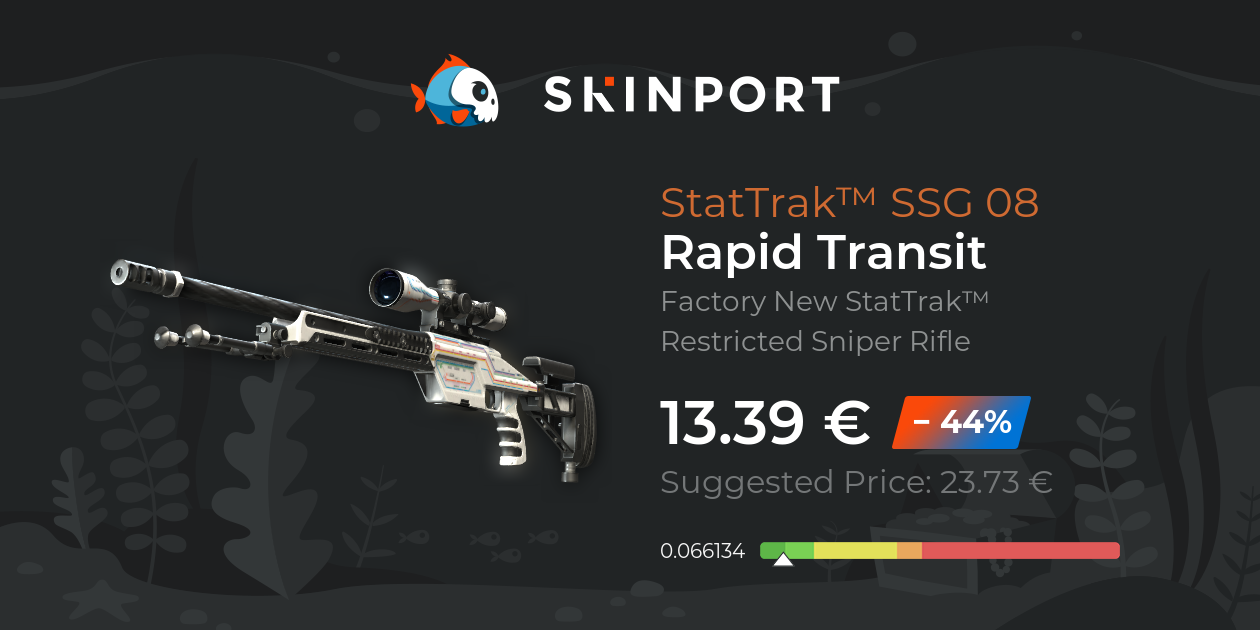 StatTrak™ SSG 08 | Rapid Transit (Factory New) - Counter-Strike 2 ...