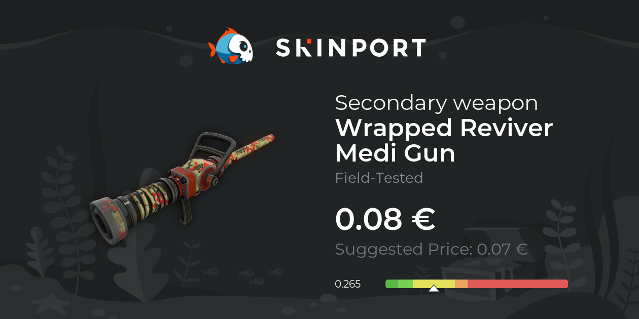 Wrapped Reviver Medi Gun (Field-Tested) - Team Fortress 2 - Skinport