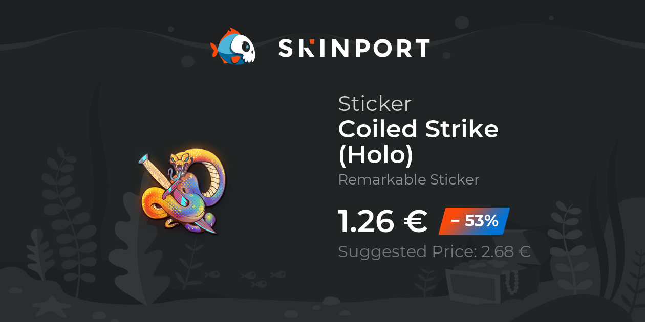 Sticker | Coiled Strike (Holo) - Counter-Strike 2 - Skinport