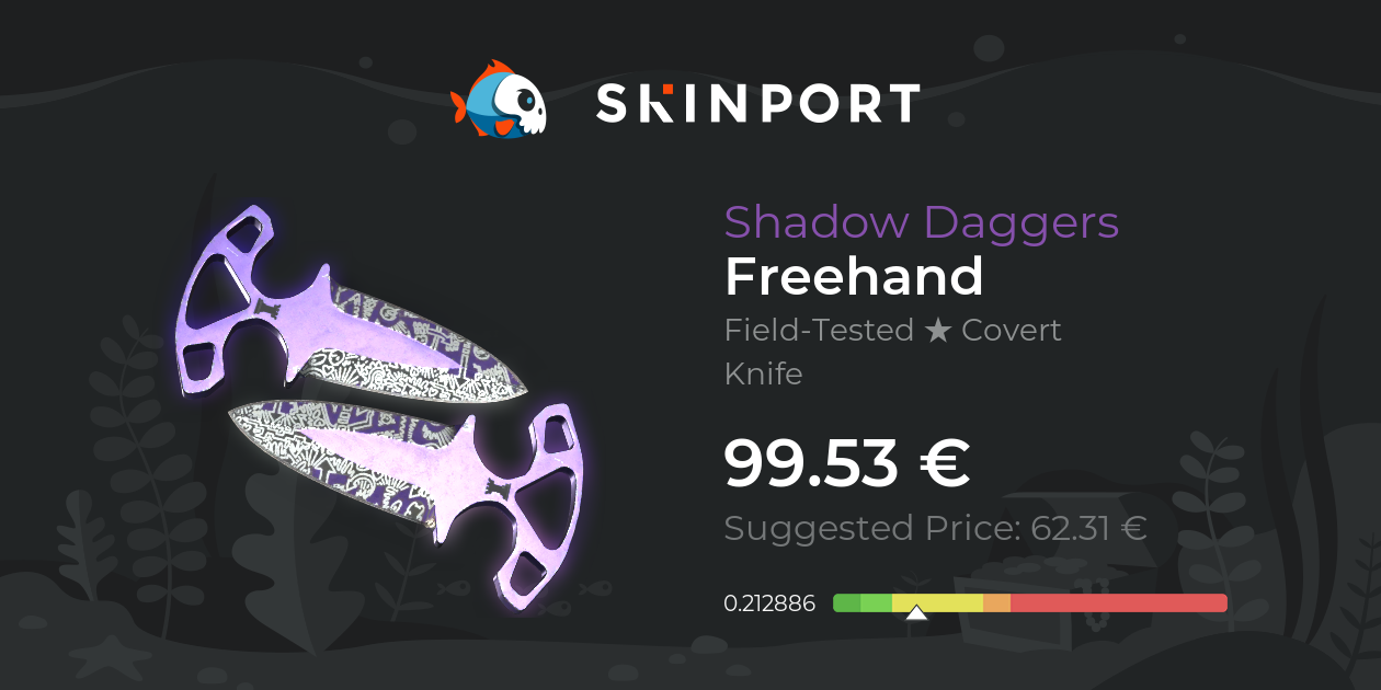 Shadow Daggers | Freehand (Field-Tested) - Counter-Strike 2 - Skinport