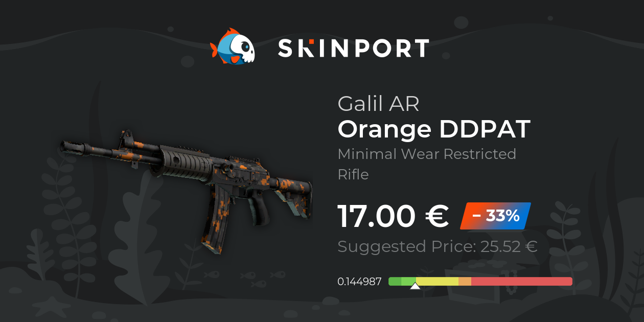 Galil AR | Orange DDPAT (Minimal Wear) - Counter-Strike 2 - Skinport