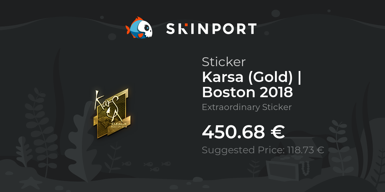 Sticker | Karsa (Gold) | Boston 2018 - Counter-Strike 2 - Skinport
