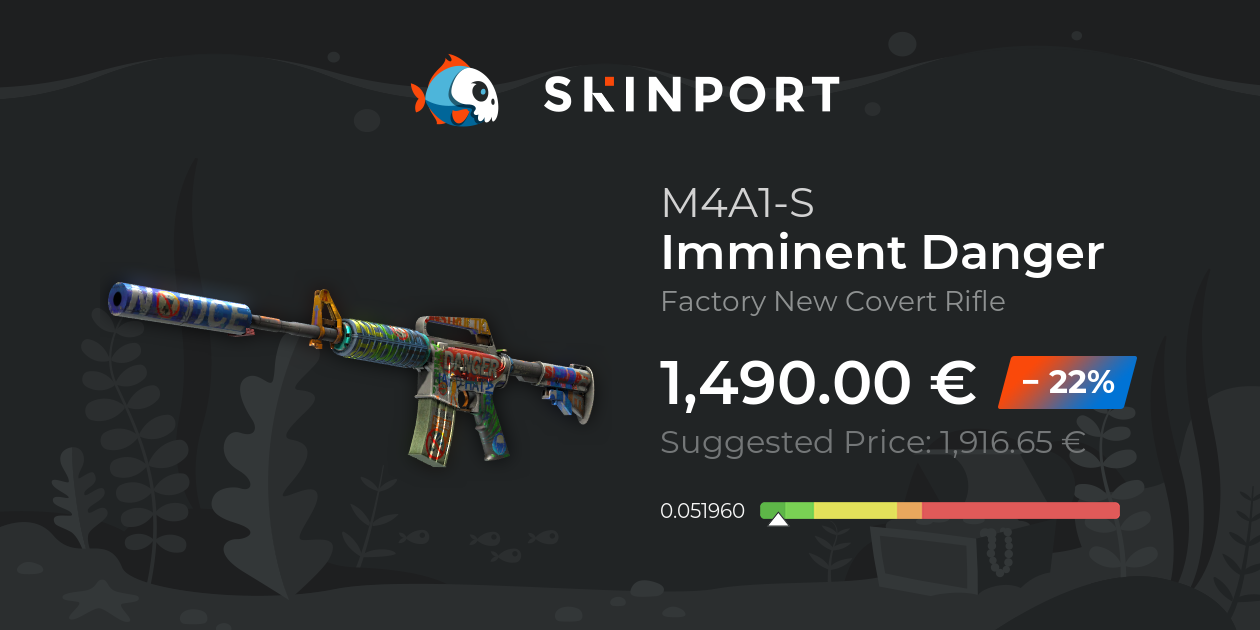 M4A1-S | Imminent Danger (Factory New) - Counter-Strike 2 - Skinport