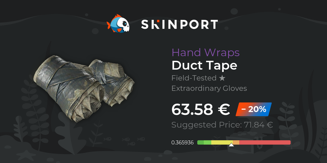 Hand Wraps | Duct Tape (Field-Tested) - CS:GO - Skinport