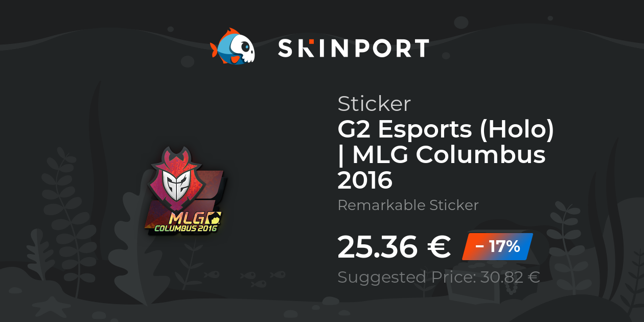 Sticker | G2 Esports (Holo) | MLG Columbus 2016 - CS:GO - Skinport