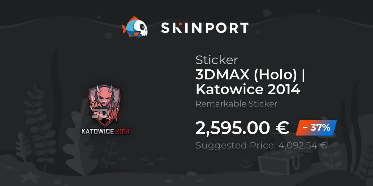 Aufkleber | 3DMAX (Holo) | Kattowitz 2014 - CS:GO - Skinport