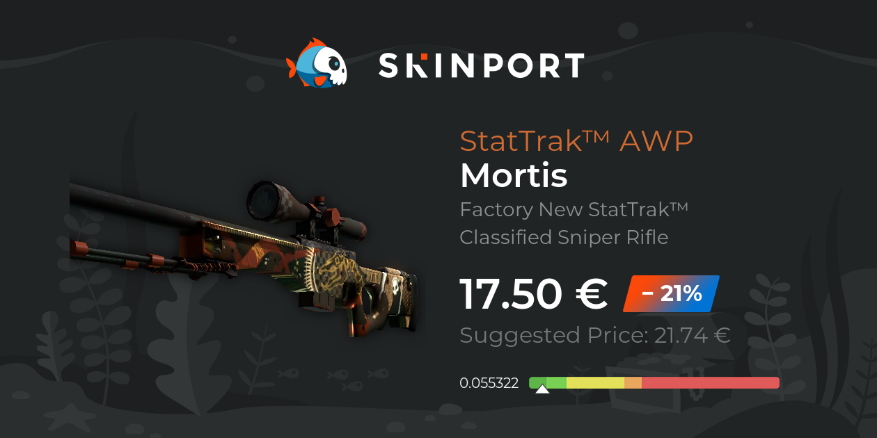 AWP（StatTrak™） | 死神 (崭新出厂) - Counter-Strike 2 - Skinport