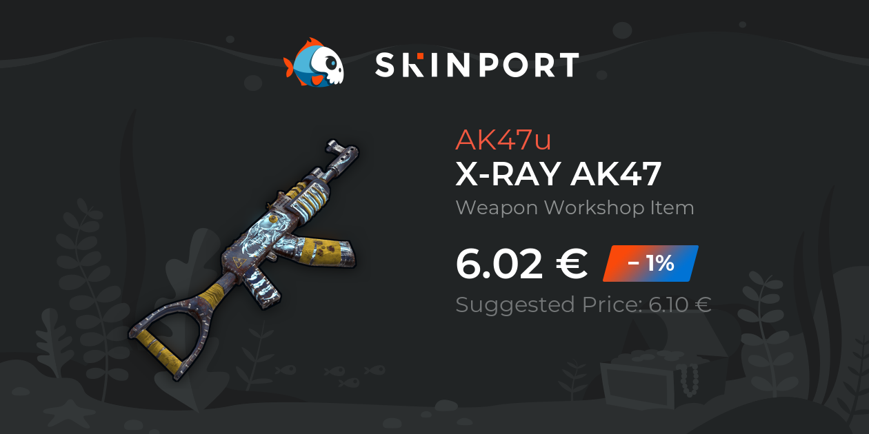 X-RAY AK47 - Rust - Skinport