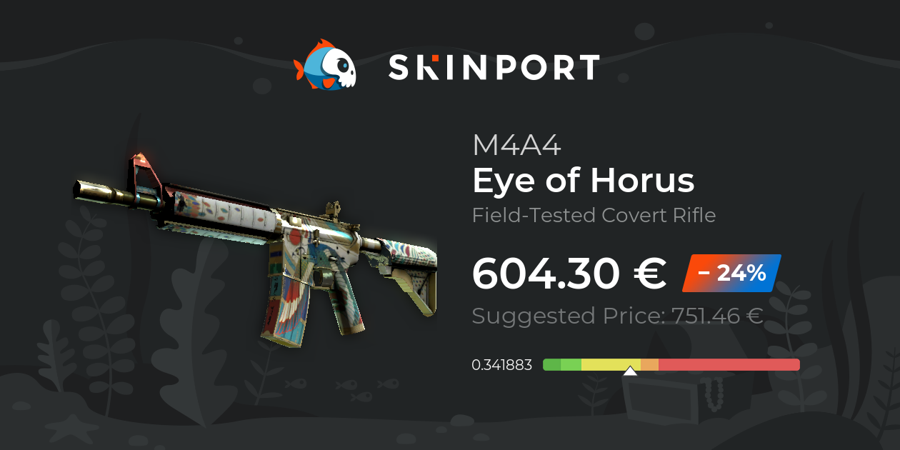 M4A4 | Eye of Horus (Field-Tested) - CS:GO - Skinport