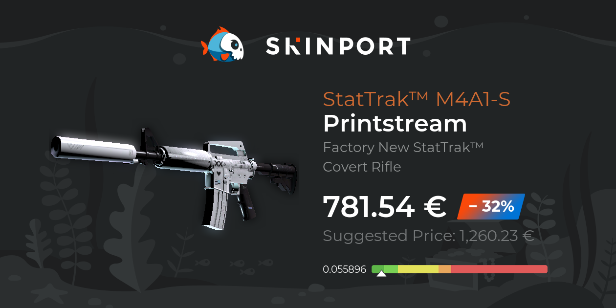 StatTrak™ M4A1-S | Printstream (Factory New) - Counter-Strike 2 - Skinport
