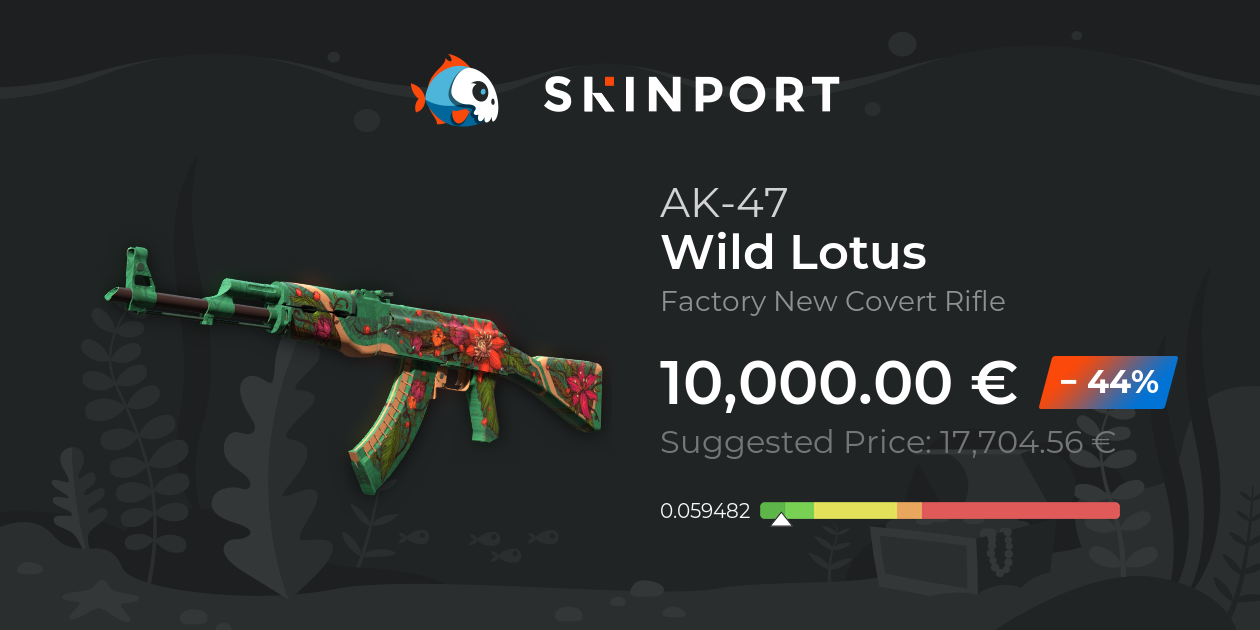 AK-47 | Wild Lotus (Factory New) - Counter-Strike 2 - Skinport