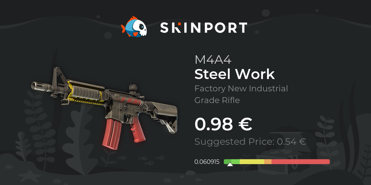 M4A4 | Steel Work (Factory New) - Counter-Strike 2 - Skinport